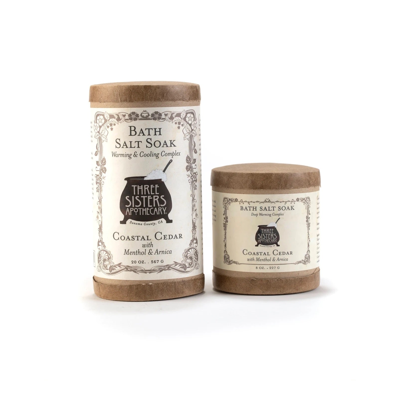 Three Sisters Apothecary Coastal Cedar Bath Salt Soak – Rose and Crown ...