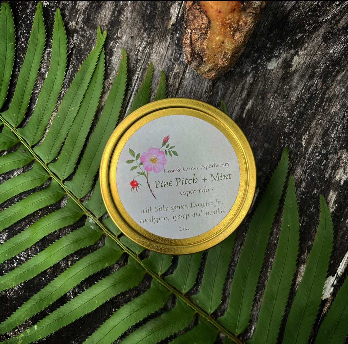 Pine + Mint Vapor Rub – Rose and Crown Apothecary